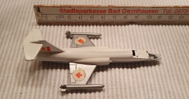 FLUGZEUGMODELL F-104 STARFIGHTER Matchbox Skybusters SB5 ohne Fahrwerk ...