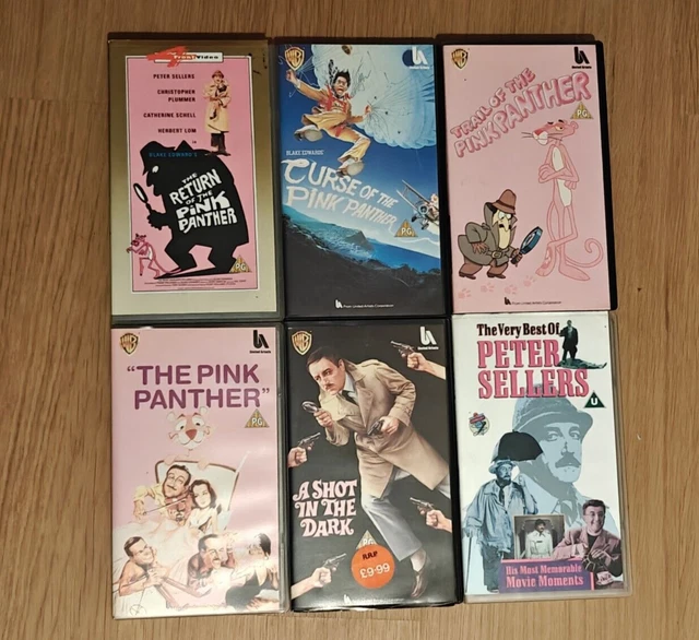 THE PINK PANTHER VHS Video Tape Bundle Peter Sellers £1.75 - PicClick UK