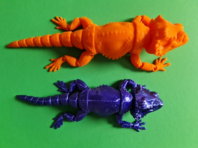 3D PRINTED MAT Mire Makes Bearded Dragons - Fidget Toy/Desktop Buddy £8 ...