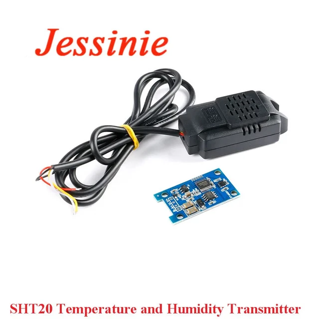 TEMPERATURE HUMIDITY TRANSMITTER SHT20 RS485 Sensor Module Modbus Rtu ...