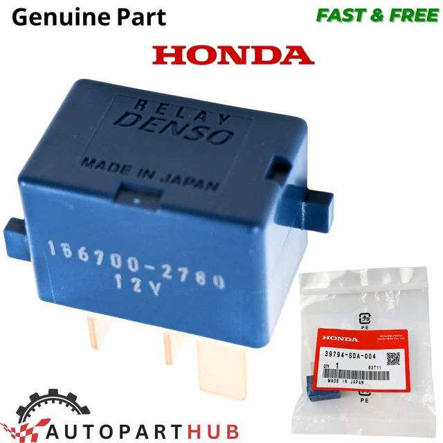 GENUINE HONDA FUEL Pump Relay Assembley (Denso) 12V Oem 39794-Sda-004 ...