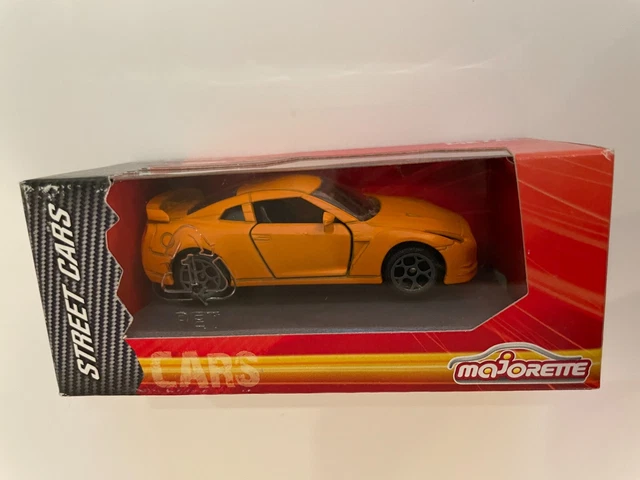 MAJORETTE NISSAN GT-R GTR R34 Matte Orange Street Cars Series JDM EUR 9 ...