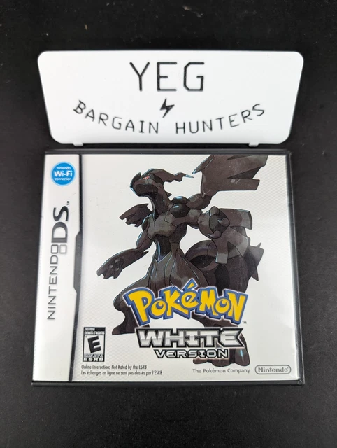 POKEMON WHITE VERSION (Nintendo DS, 2011) Authentic Game/Cover Art/Case ...