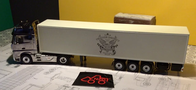 NZG MERCEDES BENZ Lkw mit Sattelauflieger in Maßstab 1:50. EUR 100,00 - PicClick FR