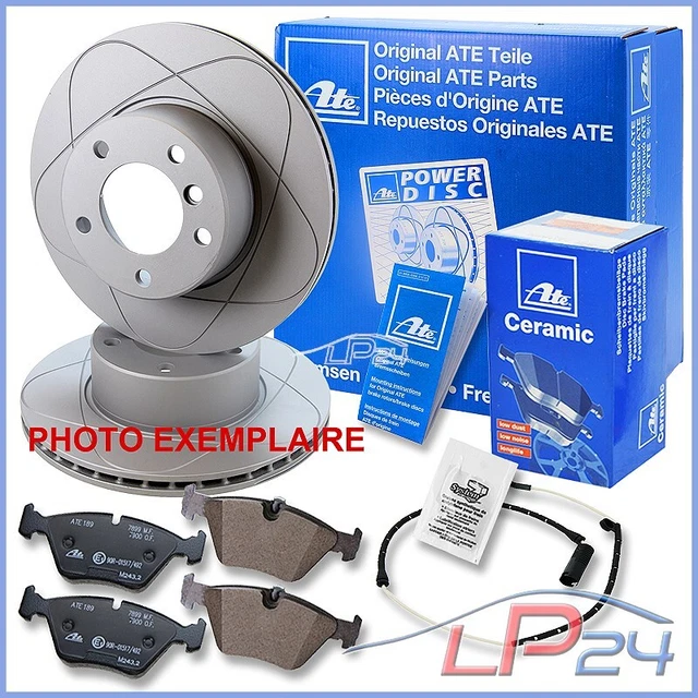 ATE POWER DISC Disques + Ceramic Plaquettes De Frein Avant Pour Audi A3 ...