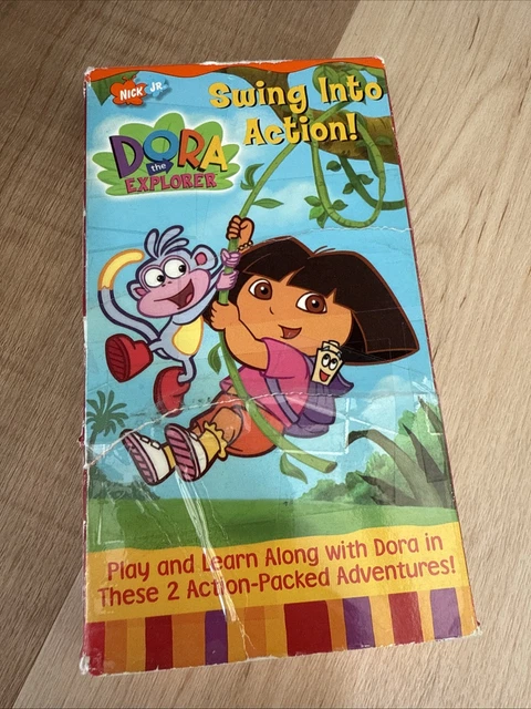 DORA THE EXPLORER Swing Into Action 2001 VHS Tape Orange Nick Jr ...