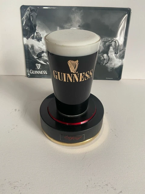 RARE GUINNESS BAR Top Pub Pump Font Sign Advertising Beer And 3D Metal ...