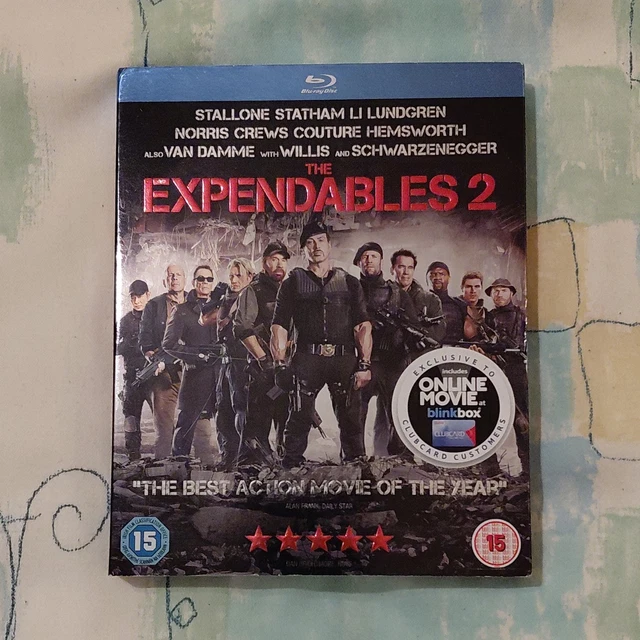 LIONSGATE THE EXPENDABLES 2 Blu-ray (15) 2012 Region B Commentary ...