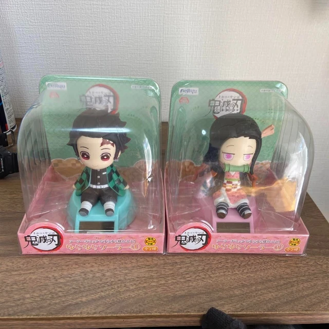 DEMON SLAYER TANJIRO Nezuko Kamado Figure Set of 2 Yurayura Solar FuRyu ...
