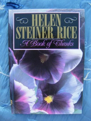 A BOOK OF Thanks-Helen Steiner Rice, Virginia Ruehlmann, Jack Brouwer ...