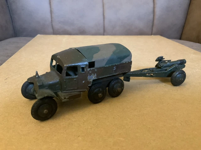 VINTAGE SKYBIRDS MODELS Scammell Tractor Unit & 6" Howitzer Diecast Set ...