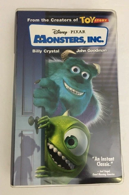 MONSTERS INC DISNEY Pixar VHS Film #23967 2002 Clamshell Getestet ...