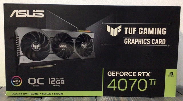 ASUS TUF GAMING NVIDIA GeForce RTX 4070 Ti OC Edition Gaming Graphics Card 12GB EUR 563,30 ...