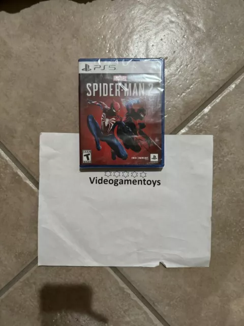 Marvels Spider Man 2 Standard Edition Sony Playstation 5 2023 Ps5