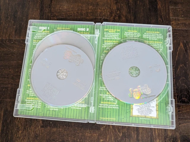 SPONGEBOB SQUAREPANTS - The Complete First Season (DVD, 3-Disc Set) 1st ...