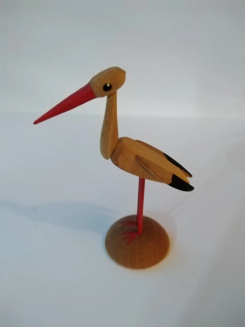 KARL MAX DITTMANN stehender Storch der leicht nach rechts schaut ...