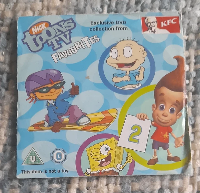 KFC DVD Nick Toons Tv Favourites, Sponge Bob, Rugrats, Jimmy Neutron, £ ...