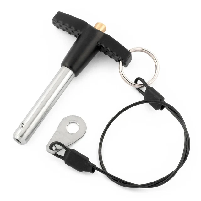 STAINLESS STEEL 8MM Quick Release Ball Lock Pins Usable Length 35mm ...