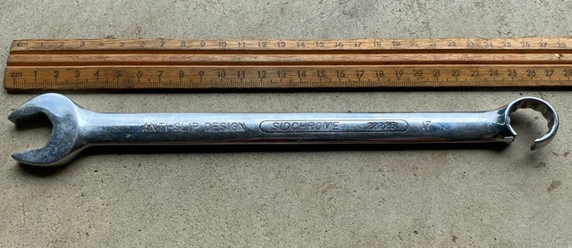 SIDCHROME 22226 17MM Ring & Open End Metric Spanner MODIFIED $25.00 ...