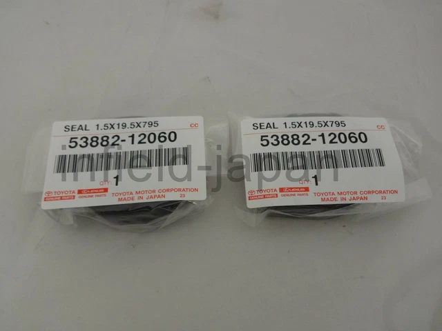 TOYOTA GENUINE FRONT Fender Packing Seal Corolla AE86 cp 53882-12060 x ...