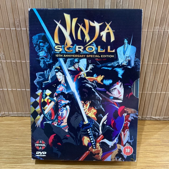 MANGA DVD BOX Set Ninja Scroll 10th Anniversary Special Edition 2 Disc Poster EUR 20,04 ...