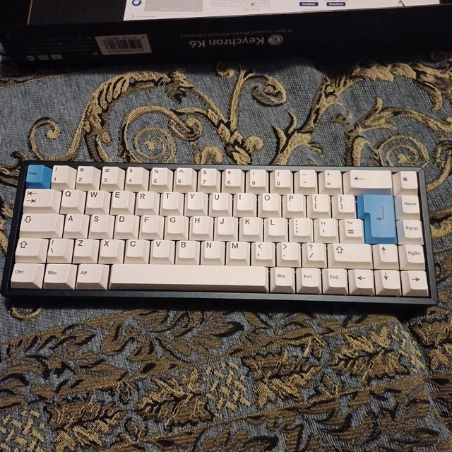 KEYCHRON K6 KEYBOARD (RGB, Metal Frame, ISO UK) - Customised EUR 77,67 ...