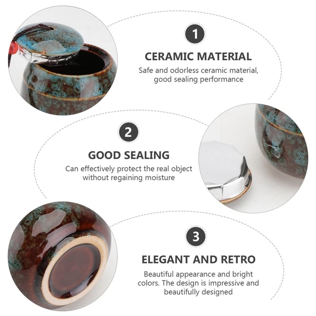 2 PCS TEA Travel Storage Containers Canister Canisters Airtight for $20 ...