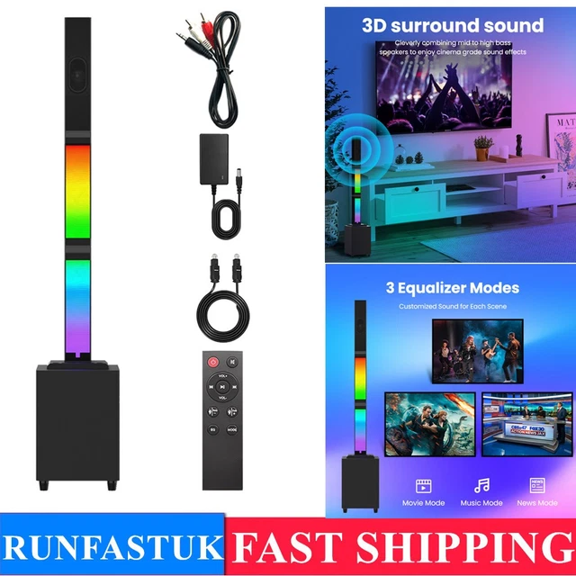 TV HOME THEATER PC Bluetooth Speaker Stereo Subwoofer Detachable ...