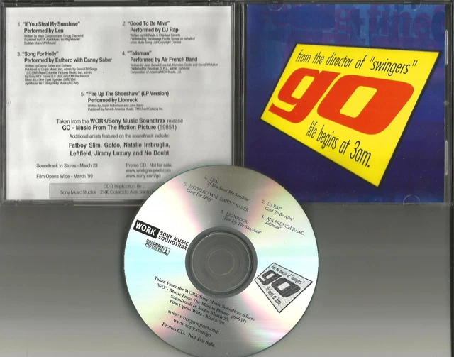 RARE USA SAMPLER PROMO TST PRESS CD w/ LEN Danny Saber ESTHERO DJ RAP ...