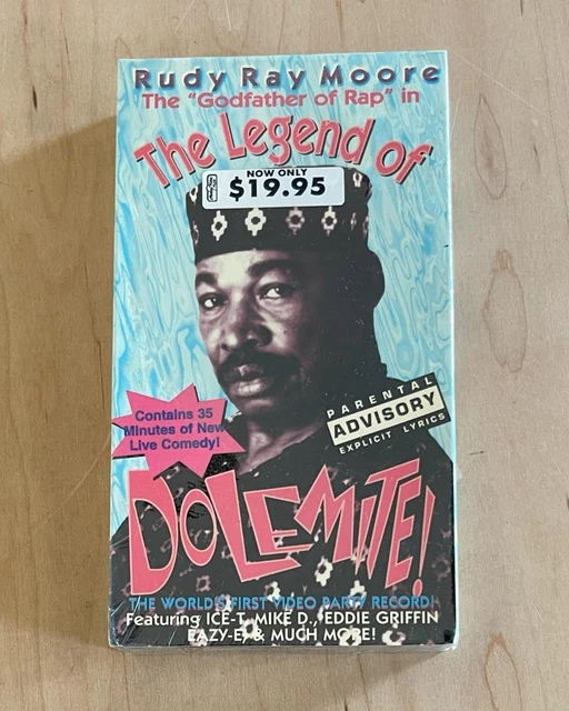 THE LEGEND OF DOLEMITE (1994) Sealed VHS Rudy Ray Moore Biography Ice-T ...