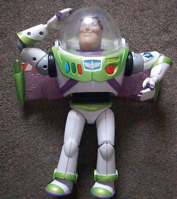 DISNEY TOY STORY 12” Rocket Blast Buzz Lightyear Toy Fully Working £10. ...