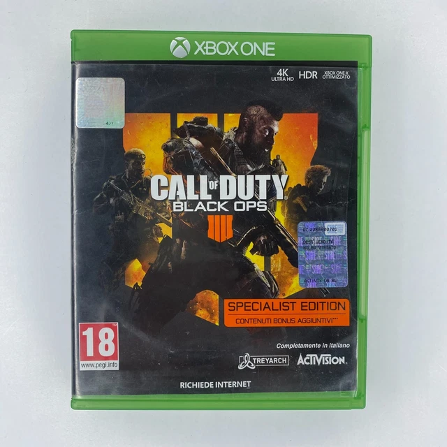CALL OF DUTY Black Ops Microsoft Xbox One Jeu Vidéo Italien Utilisée ...