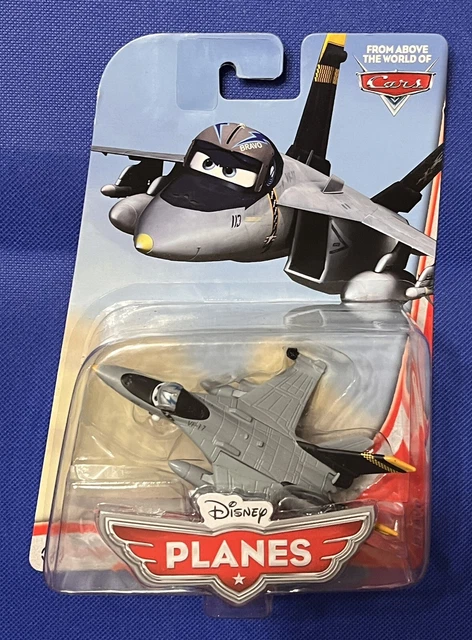 DISNEY PIXAR PLANES - Bravo The Jet Fighter Premium Die-Cast Mattel New ...