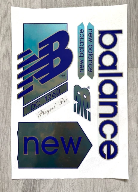 NEW BALANCE BLUE Chrome New For 2025 - Cricket Bat Embossed Sticker £12 ...