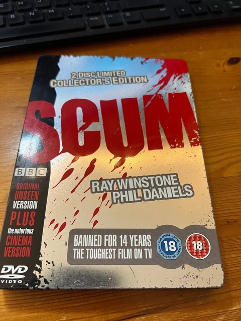 SCUM STEELBOOK DOUBLE Dvd Ray Winstone £9.18 - PicClick UK