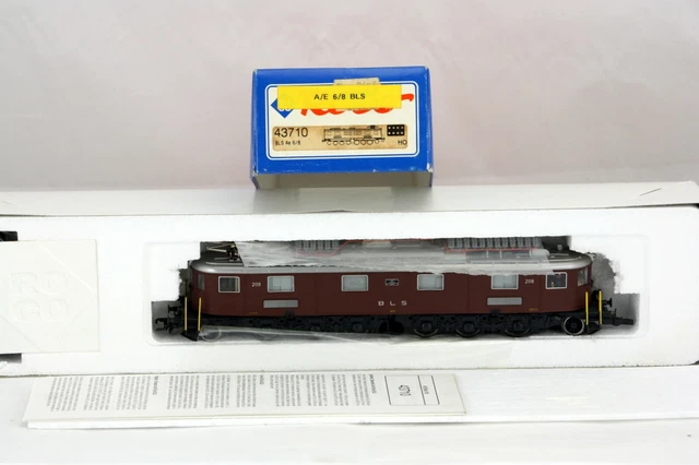 ROCO 43710 HO locomotiva elettrica Ae 6/8 BLS EUR 199,00 - PicClick IT