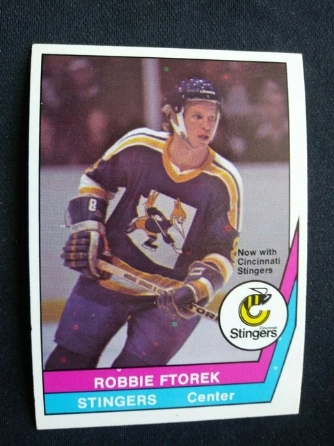 1977-78 O-PEE-CHEE WHA Hockey Card #35 Robbie Ftorek - Stingers (EX/NM ...