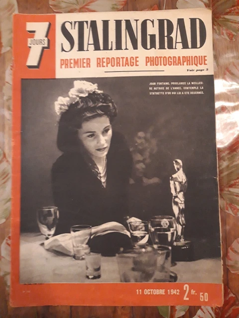 RARE-HEBDOMADAIRE &7 JOURS&-11/10/1942-ORIGINAL-COMPLET-WW2-GEORGES ...