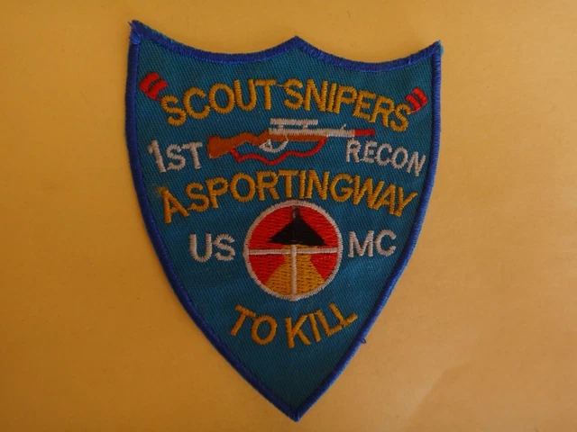 VIETNAM GUERRE USMC 1st Recon Scout Tireurs D'Élite A Sportifs Voie ...
