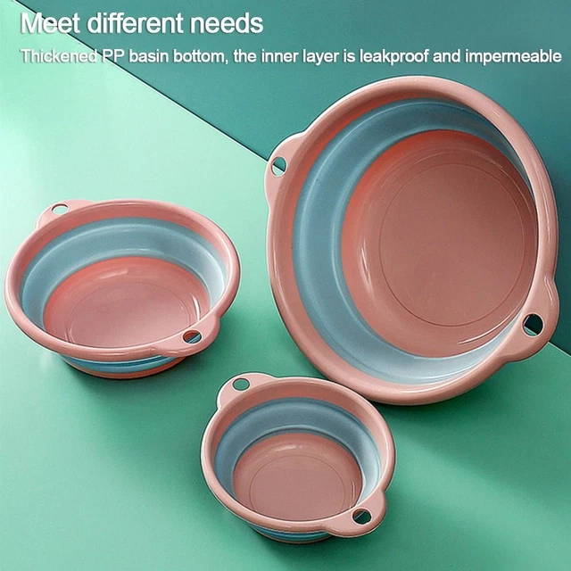 WASHING UP BOWL Foldable Washbasin Portable Basins Collapsible Wash ...