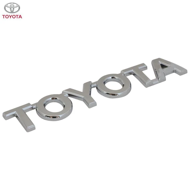 GENUINE TOYOTA BACK Door Name Plate Replacement No.6 Fits Yaris 75446 ...