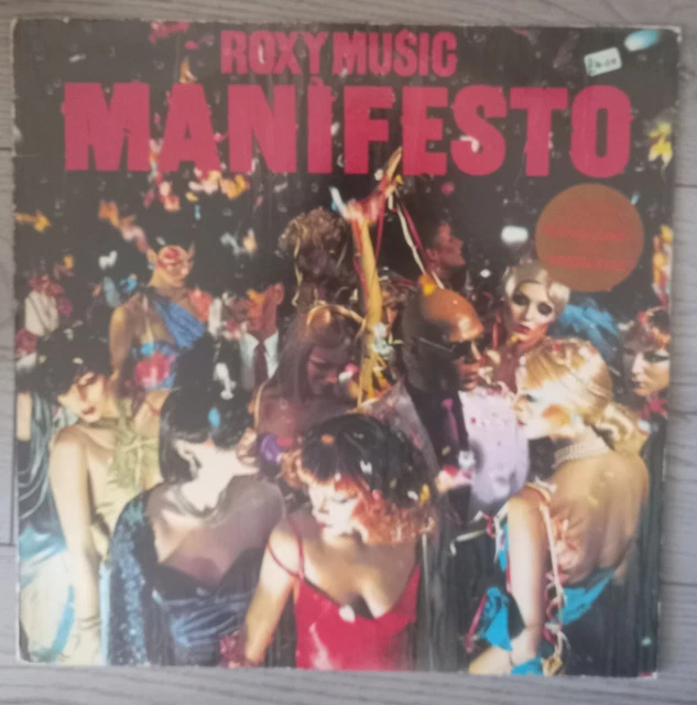 ROXY MUSIC MANIFESTO Vinyl Album LP Polydor Records POLH 001 1979 $19. ...