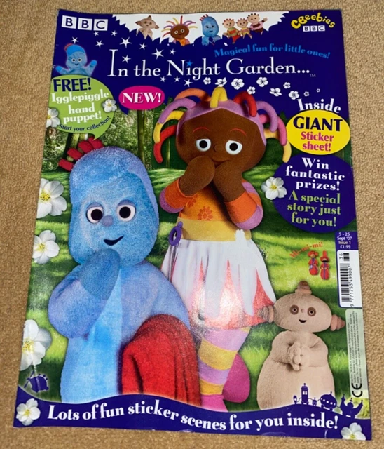 IN THE NIGHT Garden Magazine Comic 2007 Cbeebies BBC see photos for ...