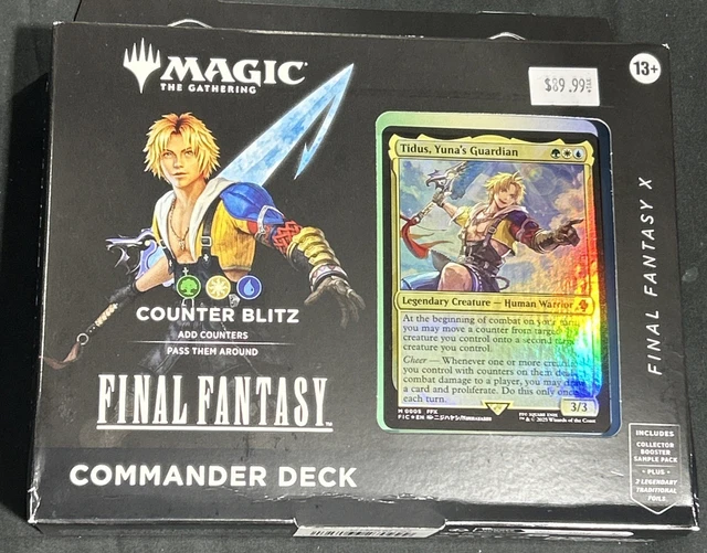 MAGIC THE GATHERING Final Fantasy X Commander Deck Counter Blitz IN ...
