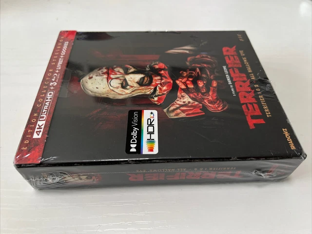 TERRIFIER 1-2 COLLECTOR’S Edition 4K UHD Blu-ray SteelBook Import ...