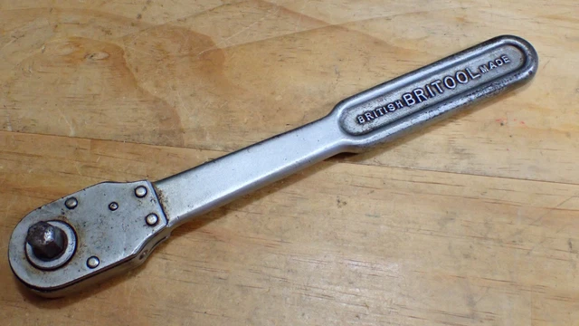 RARE VINTAGE BRITOOL Hex Drive Ratchet - For Socket - Drive Bar $25.00 ...