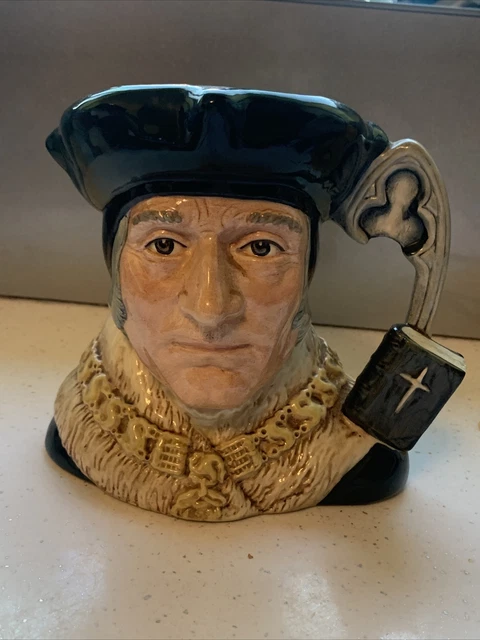 ROYAL DOULTON LARGE Character TobyJug Sir Thomas More D6792 Stanley J ...
