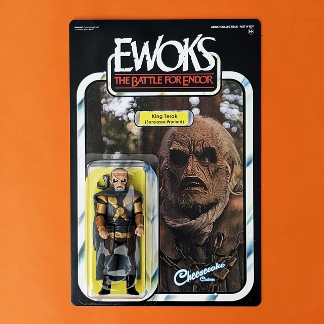 CUSTOM STAR WARS Ewoks King Terak Battle For Endor Action Figure ...
