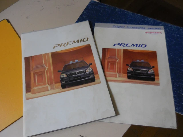 TOYOTA PREMIO JAPANESE Brochure 2002/12 240/245 1AZ-FSE 1ZZ-FE 1NZ-FE £ ...