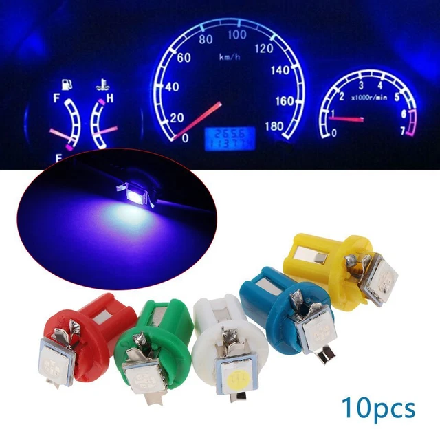 GAUGE LED DASHBOARD Side Interior Dash Lights Indicator Bulbs Car ...